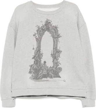 Who Decides War by Ev Bravado Sweatshirt mit grafischem Print - Grau
