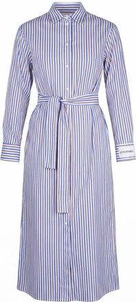 ottod'Ame Femme, Robes, Multicolore, Taille: 40 FR Long Striped Shirt Dress