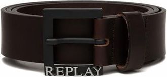 Replay Ceinture en cuir pour homme, marron Three 112 (marron), 95