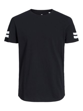 Jack & Jones Herren T-Shirt JCOBORO Tee SS Crew Neck, Gr. X-Small, Schwarz (Black Fit:REG)