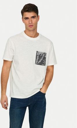 Only & Sons T-Shirt 22025286 Weiß Regular Fit