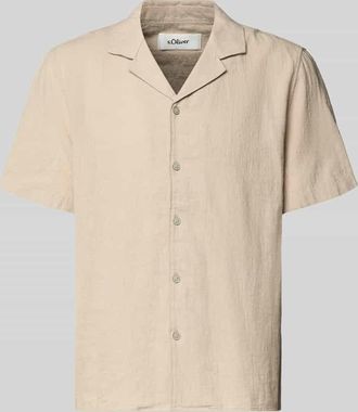 s.Oliver Red Label Resort Fit Freizeithemd aus reiner Baumwolle