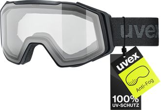 Uvex gravity - Bike Goggle f&uuml;r Damen und Herren - Filterkategorie 0 - konstraststeigernd - black matt - one size