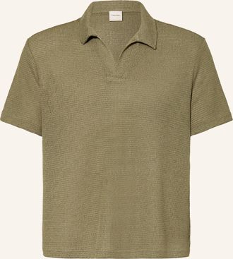 Calvin Klein Strick-Poloshirt gruen