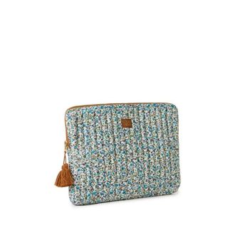 Louise Misha Pochette dordinateur fleurie en coton