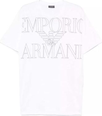 Emporio Armani T-Shirt Homme Bold Logo Col Rond Blanc XL, Blanc, XL