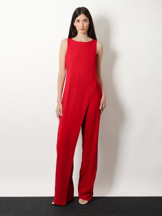 Max Mara Womens Jumpsuit Mxebello Viscose Red Dress