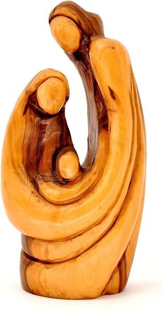 Jerusalem Sandals Heilige Familie (HK) großes Modell 326 aus Olivenholz aus Bethlehem