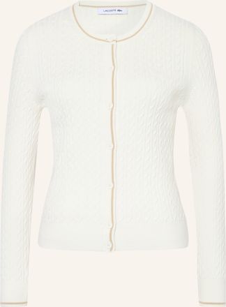 Lacoste Strickjacke weiss