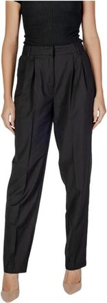 Vila Herbst/Winter Damen Hosen Kollektion - - Trousers - Damen - Schwarzk - M