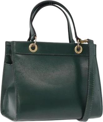 Celine Sac &agrave; main mini vintage Pre-owned - Femme - Pre-owned - Vert - Taille: ONE Size