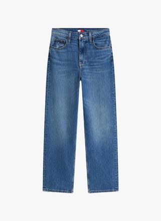 Tommy Hilfiger Jean droit en coton d&eacute;lav&eacute;