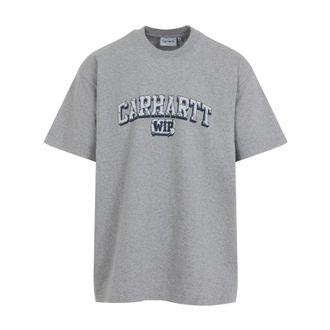 Carhartt Work in Progress S/S Heavy Duty T-Shirt - - Tops - Herren - Grau - L