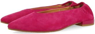 Gioseppo BALLERINES EN CUIR DE COULEUR FUCHSIA AVEC BOUT FIN ET TALON FRONCÉ POUR FEMME GAGEAC