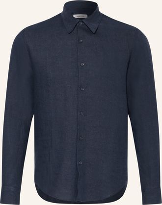 Sandro Sandro Leinenhemd Regular Fit blau