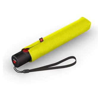 Knirps Taschenschirm Ultra U.200 Medium Duomatic - Auf-Zu-Automatik - Sturmfest - Windproof - Gelb