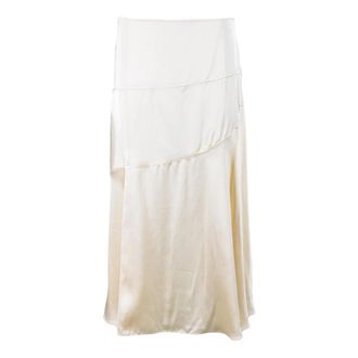 Jil Sander Langer Rei&szlig;verschlussrock - - Skirts - Damen - Beige - M