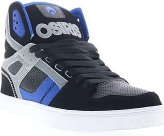 Osiris Chaussures de skate Clone pour homme, Noir/bleu/gris, 43 EU