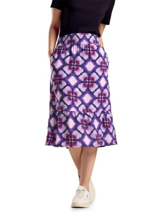 Street One Damen A361508 Jersey Midirock, Bellflower Lilac, 46 EU