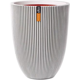 Capi Capi - Vase &eacute;l&eacute;gant Groove 34x46 cm ivoire 445498