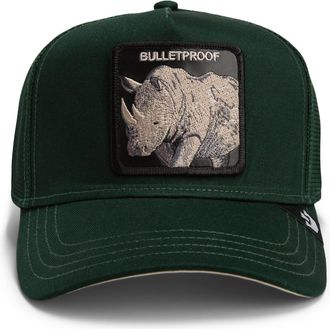 Goorin Brothers Trucker Cap The Bulletproof Rhino Forest Grün, Size:OneSize