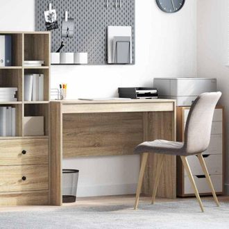 vidaXL Vidaxl - Bureau Ch&ecirc;ne sonoma 100 x 50 x 76 cm Bois ding&eacute;nierie