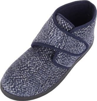 Absolute Footwear Chaussons dhiver faciles à enfiler pour homme, bleu marine, 42 1/3 EU