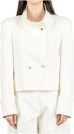 Imperial Femme, Vestes, Blanc, Taille: 42 FR Giubbotto