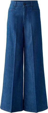 Oui Femme, Jeans, Bleu, Taille: 40 FR Wide Jeans