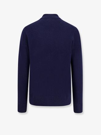 Polo Ralph Lauren Mens Wool Cardigan Blue Sweater
