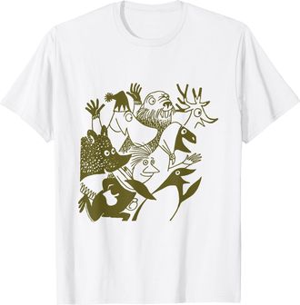 Moomin Laufende Charaktere aus Olive Moomins Winter Follies T-Shirt