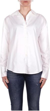 Blugirl Femme, Blouses et Chemises, Blanc, Taille: 42 FR Chemises