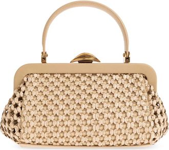 Cult Gaia Femme, Sacs, Beige, Taille: ONE Size Zuma Mini Sac &agrave; Main Haut