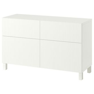 IKEA BEST&Aring; Aufbewkomb.+T&uuml;ren/Schubladen