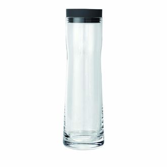Blomus SPLASH- Wasserkaraffe aus Glas, Magnet, 1 Liter Fassungsverm&ouml;gen, Silikon / Edelstahldeckel, einfache Handhabung, (H / B / T: 29,5 x 9 x 9 cm, Farbe: 