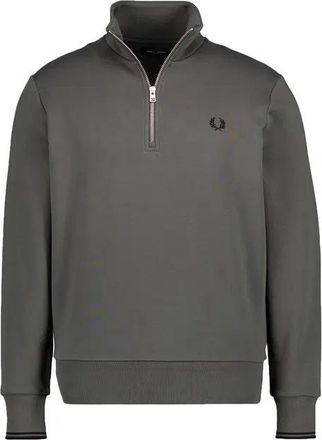 Fred Perry Herren Troyer gr&uuml;n unifarben