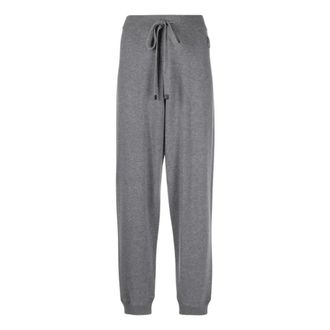 Moncler Logo Patch Graue Jogginghose - - Trousers - Herren - Grau - S