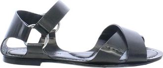 Ines De La Fressange Femme, Chaussures, Noir, Taille: 39 EU Sandale Plate Ouverte