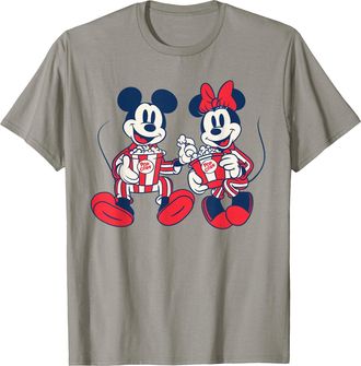 Disney Mickey & Minnie Pajamas and Popcorn Cozy PJs Night T-Shirt