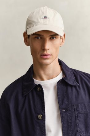 GANT Herren Shield Cap aus Baumwolltwill (ONE SIZE) PUTTY
