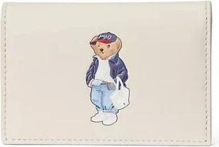 Polo Ralph Lauren Femme, Accessoires, Beige, Taille: ONE Size Bear Card Holder