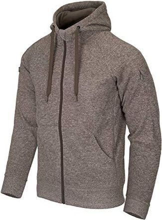 Helikon-Tex Covert Tactical Hoodie Full Zip M&eacute;lange Light Tan Taille L