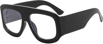 Generic Lunettes De Soleil &Agrave; Monture Large For Hommes, Id&eacute;ales For Les D&eacute;placements Quotidiens Et Vacances For Femmes(Clear)