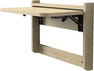 Generic An Der Wand Montierter, Klappbarer Computertisch, Ultraschmaler, Herunterklappbarer Studiertisch, Schwebender Schreibtisch Aus Massivem Holz for Klein