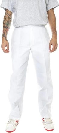 Dickies Homme, Pantalons, Blanc, Taille: W28 L30 Straight Pantalons