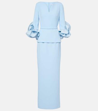 SAFiYAA Robe longue Clemence en crêpe