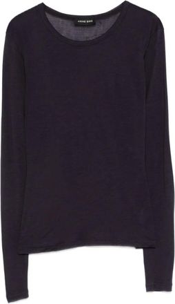 Anine Bing Femme, Tops, Bleu, Taille: 40 FR Long Sleeve Hauts