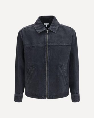 Loewe Zip-Up Denim Jacket Male 46