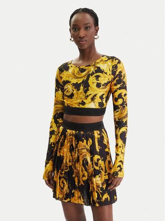 Versace Jeans Couture Bluse 80HAH218 JS532 Schwarz Slim Fit