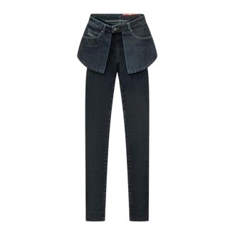 Diesel D-Spika-Fsj2 Jeans - Femme - Jeans - Bleu - Taille: 40 FR